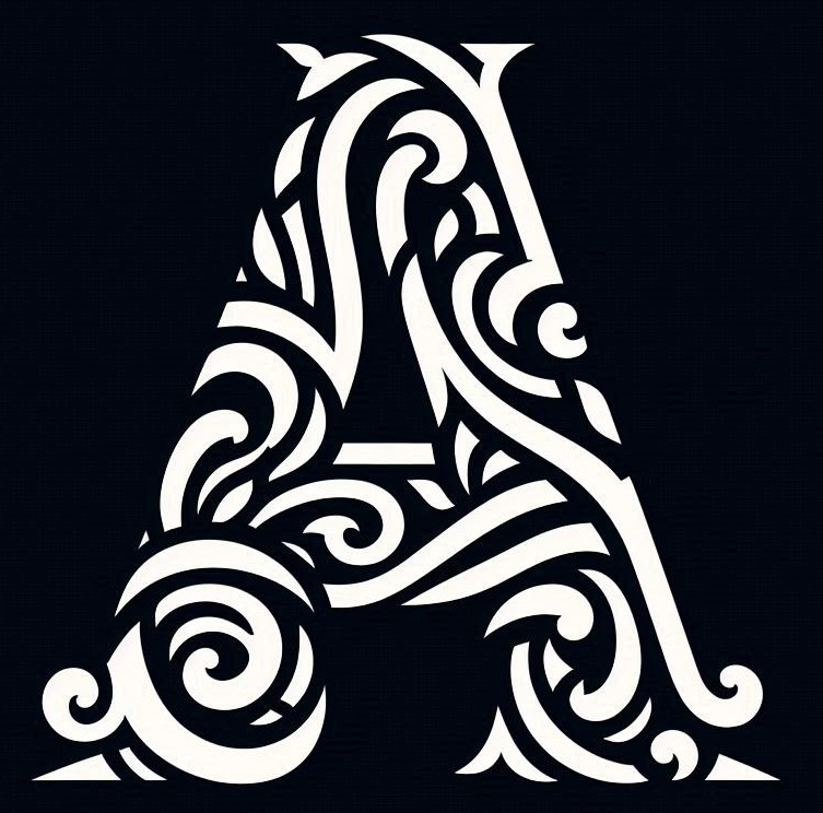 Stencil: Letter A (version 3) by Nina Máčová | Download free STL model ...