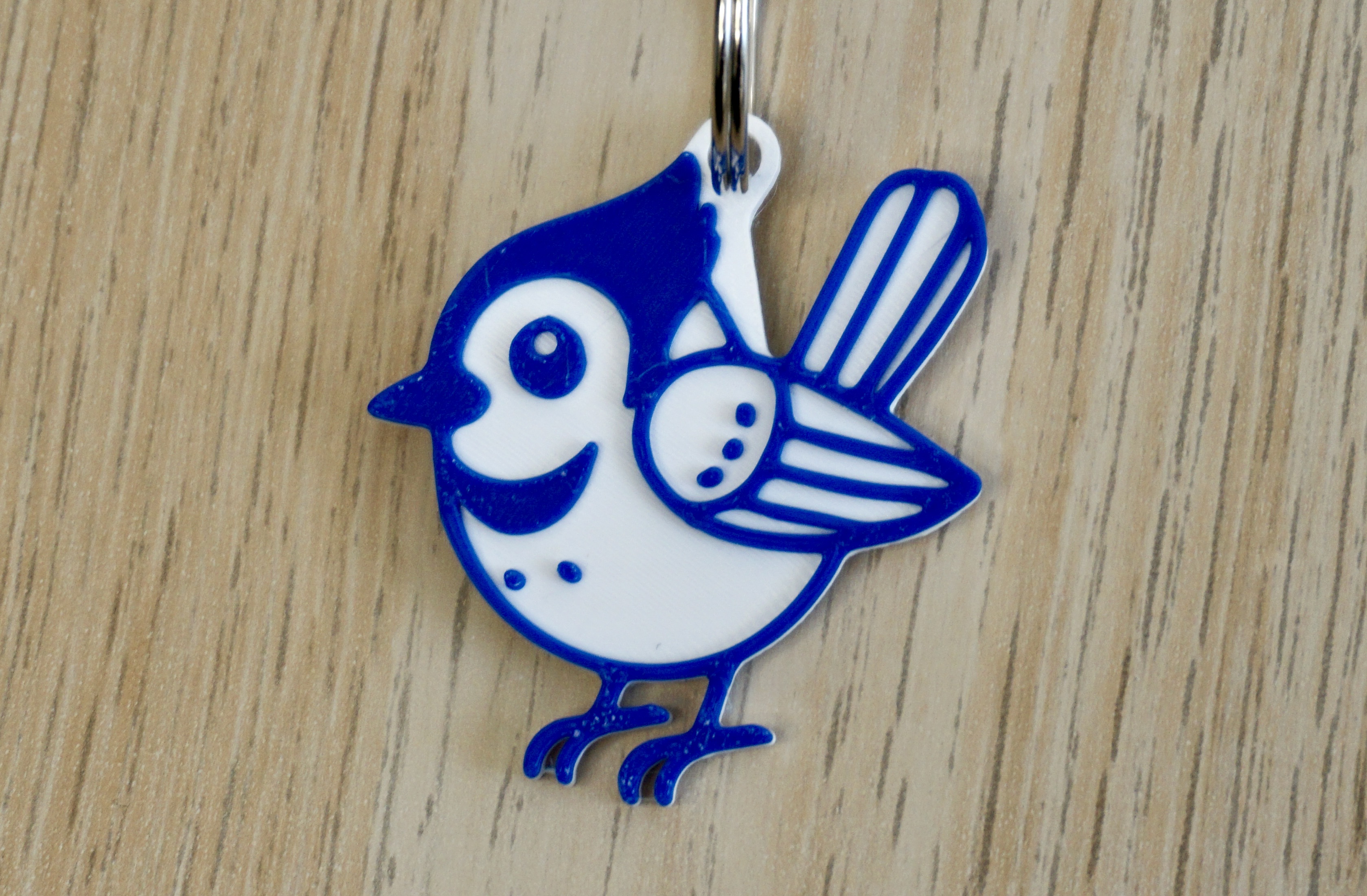 Cute Blue Jay Keychain by Nolan3D | Download free STL model ...