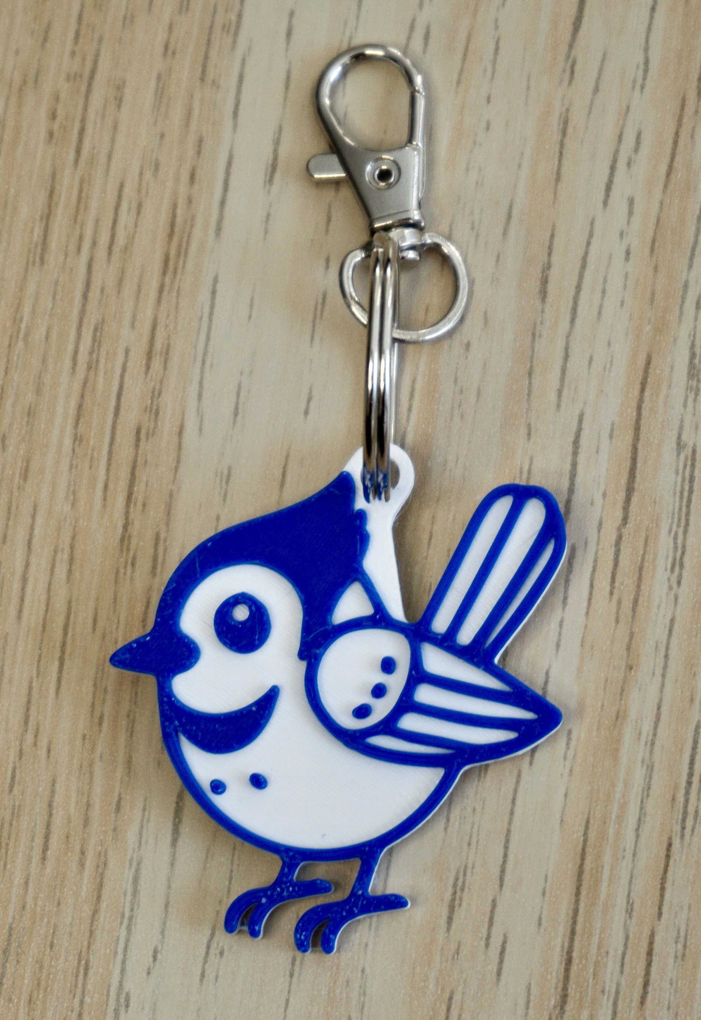 Cute Blue Jay Keychain by Nolan3D | Download free STL model ...