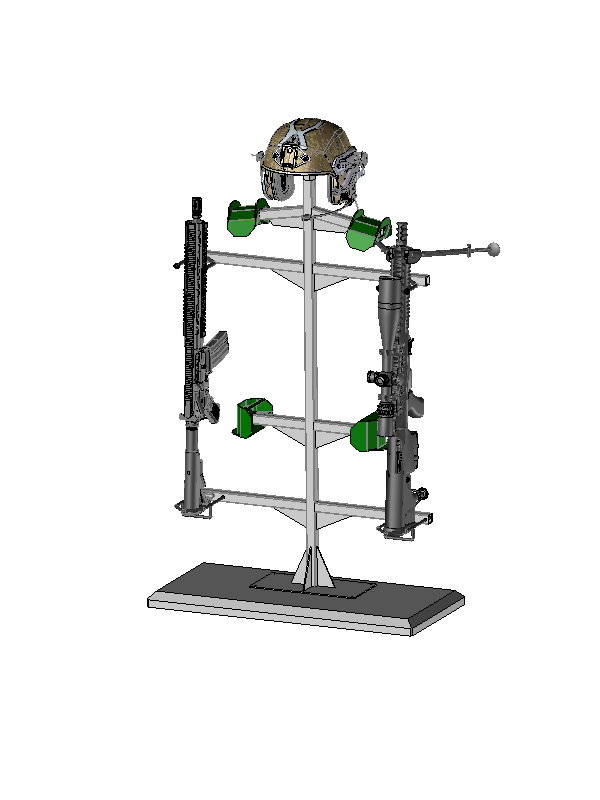 TACTICAL GEAR & WEAPON RACK by Phenn | Download free STL model ...