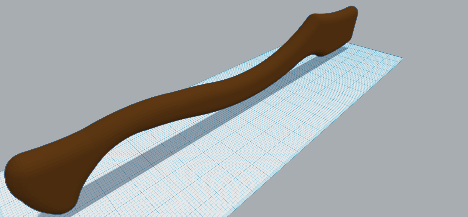 Basic Axe Handle (22 Inches) by Peter Ennist | Download free STL model ...