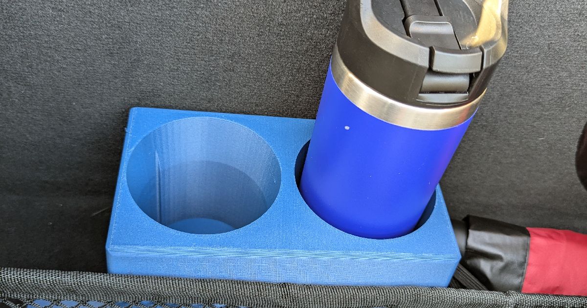 BMW Z4 (E89) double bottle holder for Yeti 12 / 18oz bottles by Nathan ...