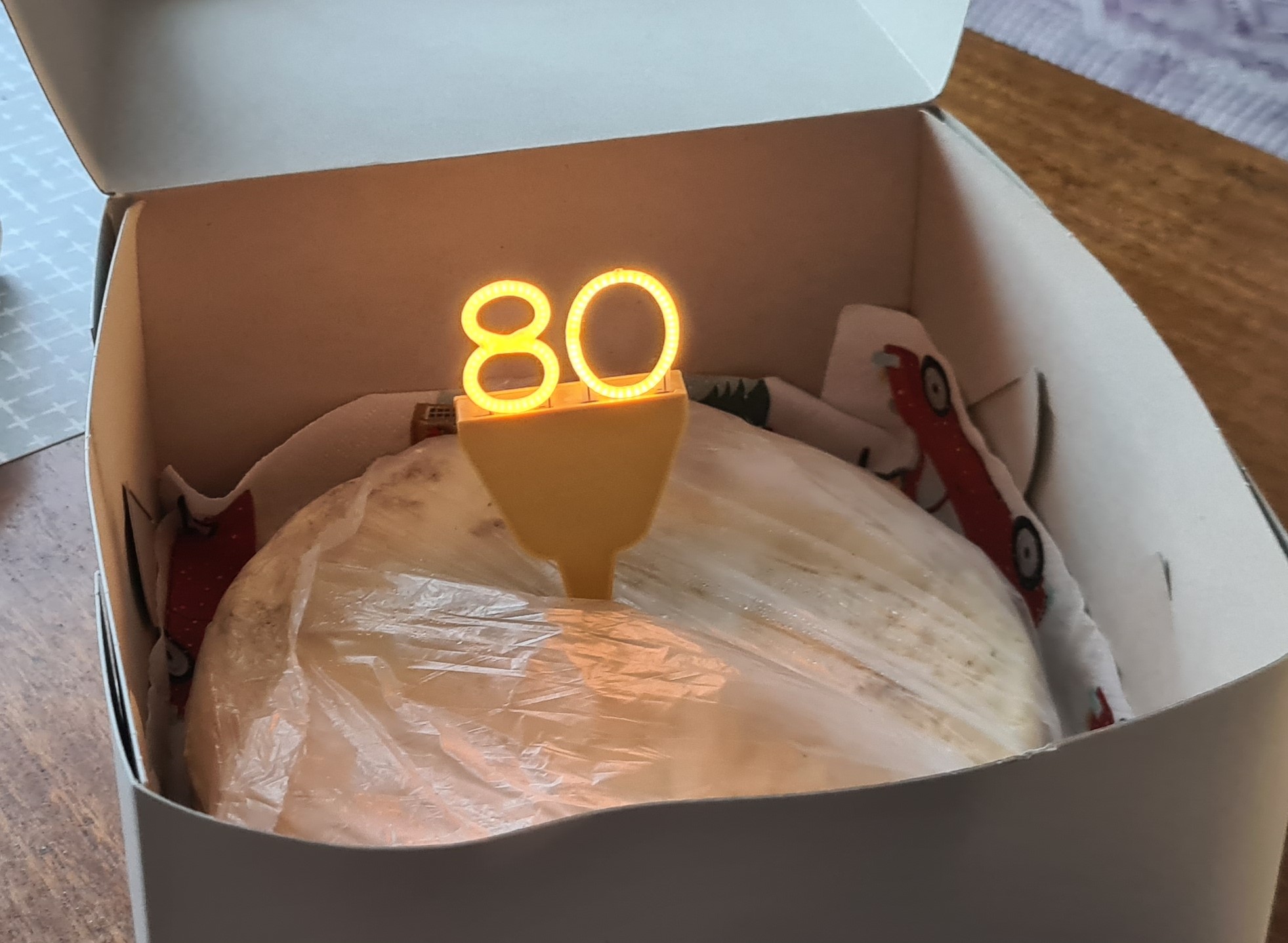 LED Cake Number by TomasBouda | Download free STL model | Printables.com