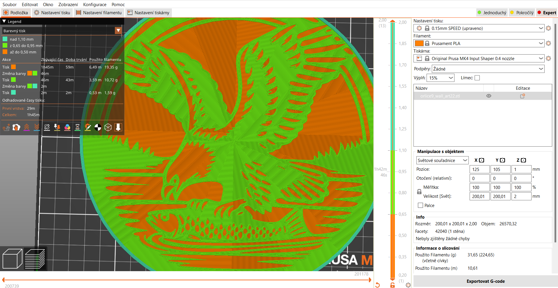Coaster / wall art / stencil / frottage creation: Eagle (version 7) by Nina Máčová | Download ...