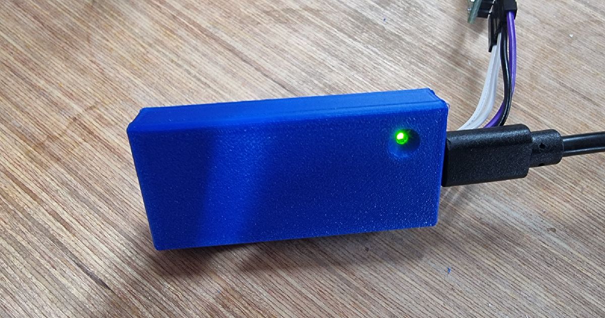 Raspberry Pi Pico W Enclosure / Case with LED Hole (No Headers) by ...