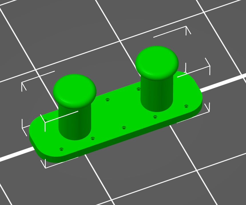 8 Verschillende bolders voor aanlegsteigers. 8 Different bollards for ...