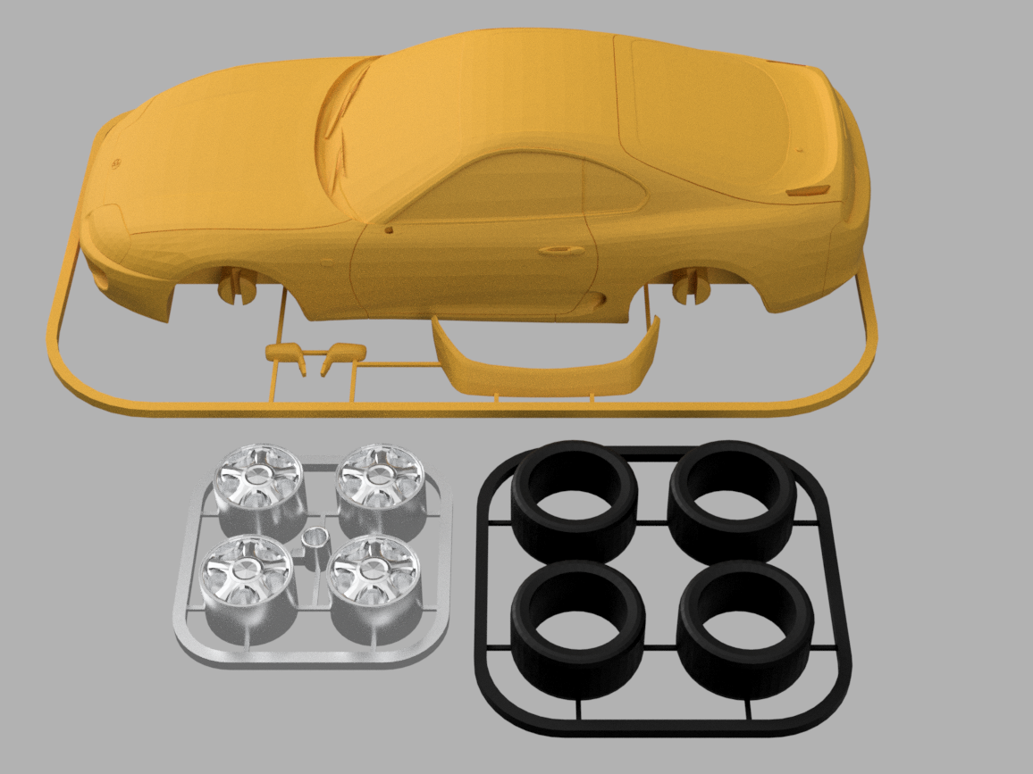 Toyota Supra MK4 Kit Card by The Kit Card Guy | Download free STL model ...