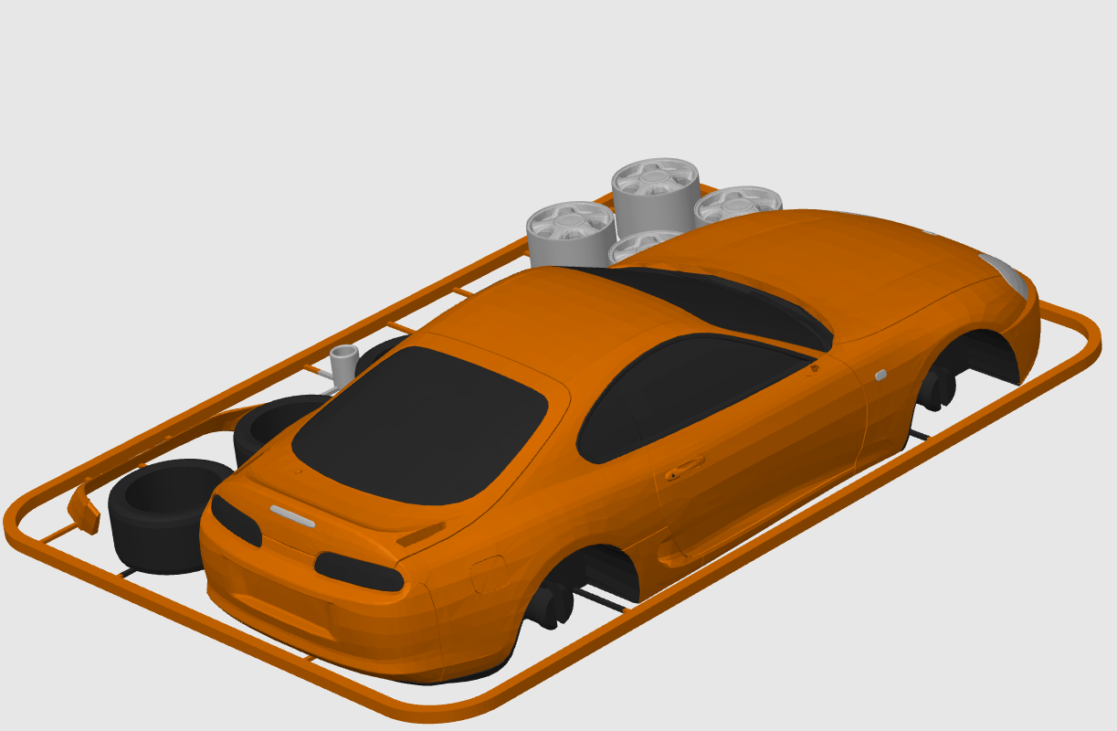 Toyota Supra MK4 Kit Card por The Kit Card Guy | Descargar modelo STL ...