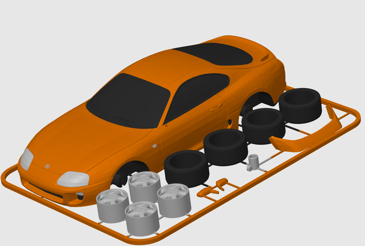 Toyota Supra MK4 Kit Card por The Kit Card Guy | Descargar modelo STL ...