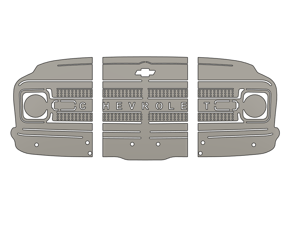 Chevy C10 1969-1970 3 Piece Frontend by DickF | Download free STL model ...