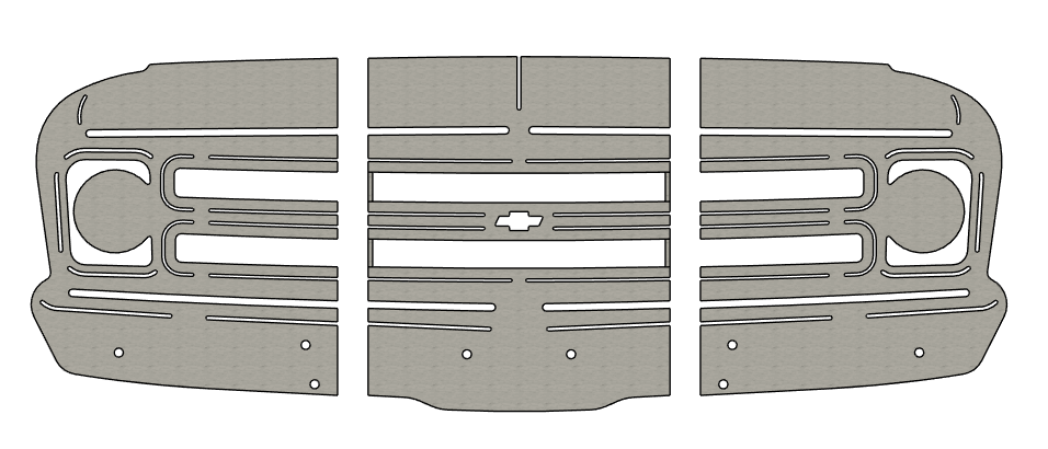 Chevy C10 1967-1968 3 Piece Frontend by DickF | Download free STL model ...