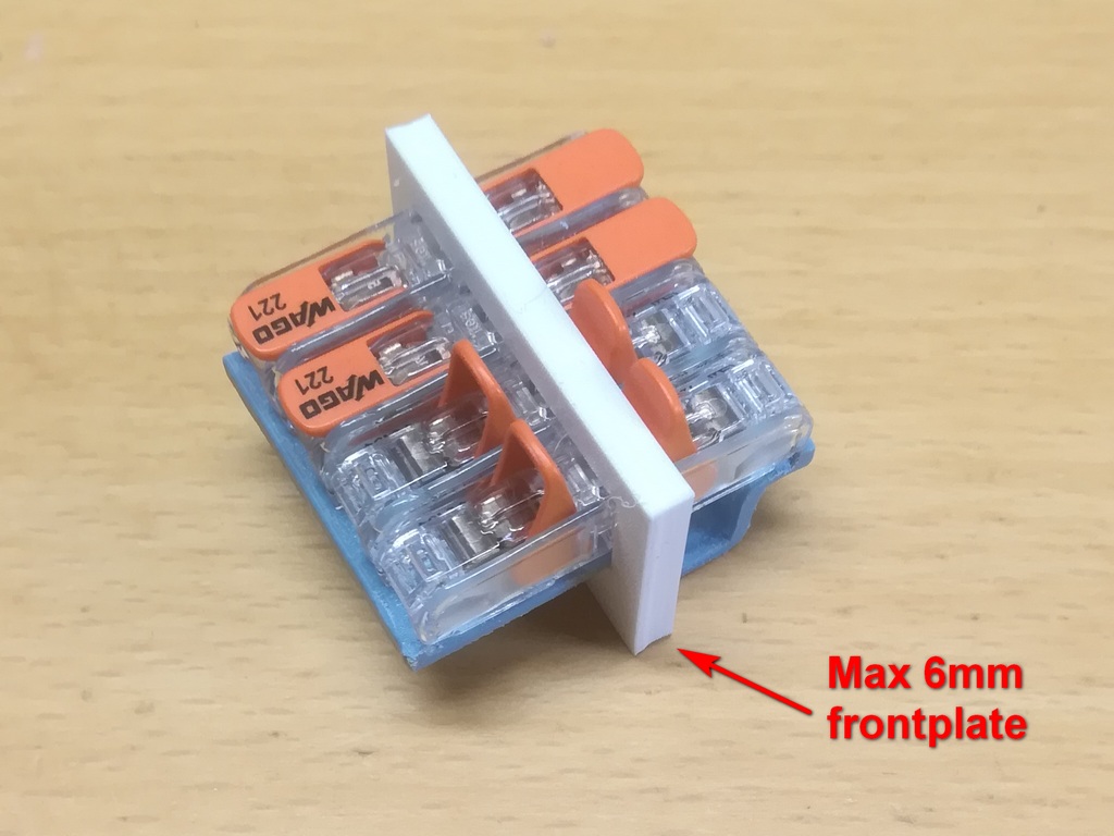 WAGO 221-2411 plate mount by OV1A | Download free STL model ...