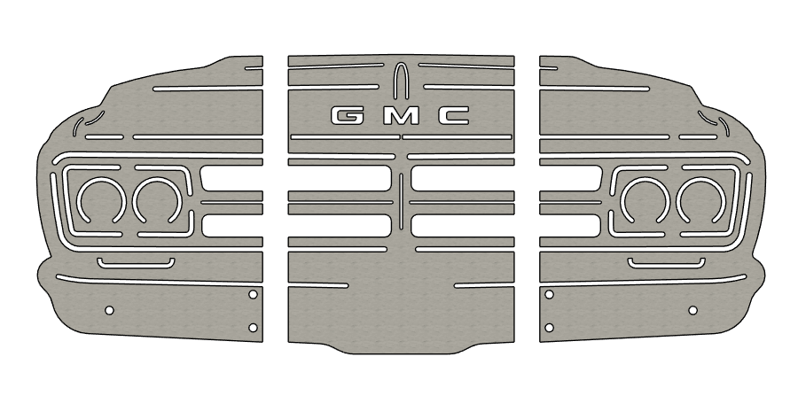 GMC 1971-1972 3 Piece Frontend by DickF | Download free STL model ...