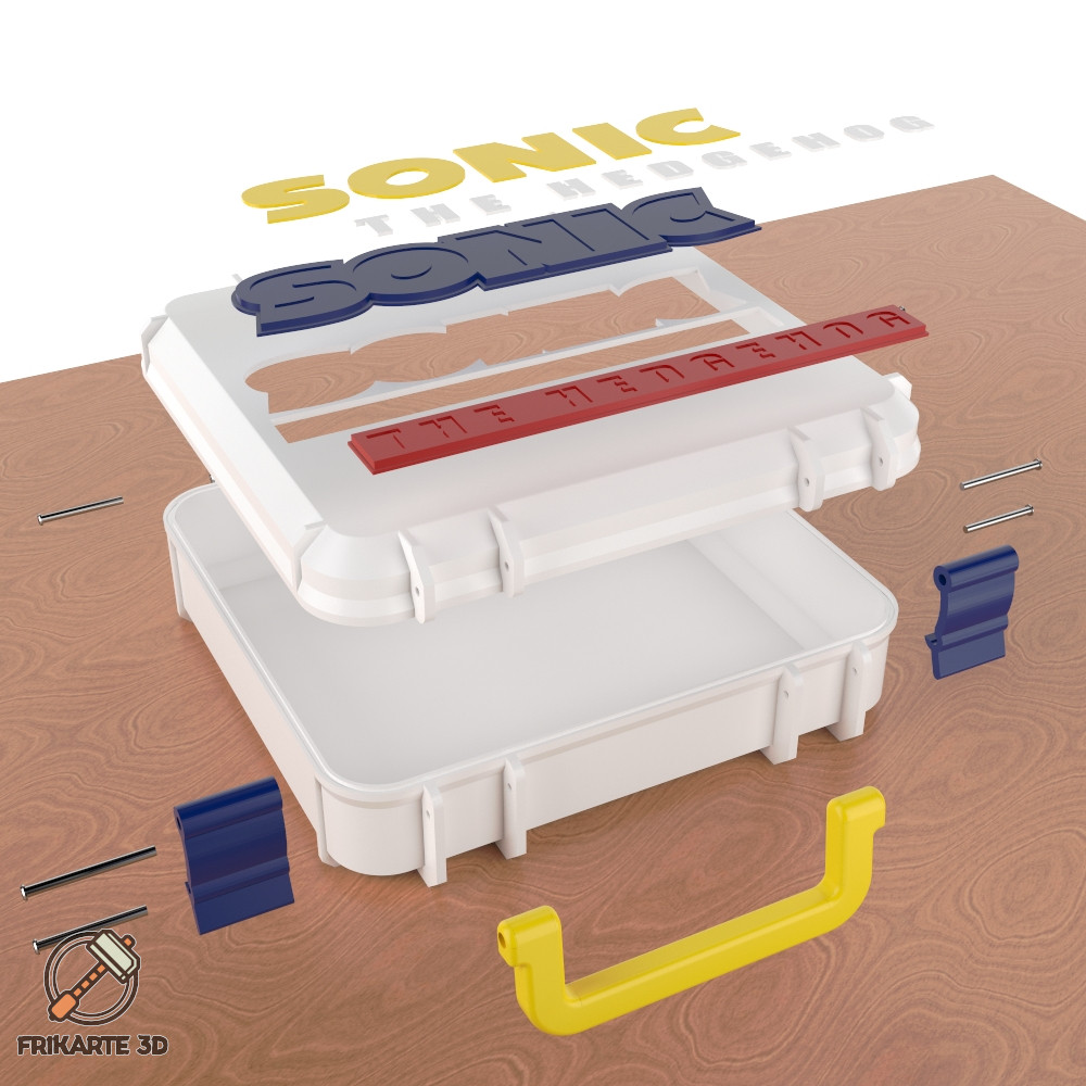 Sonic The Hedgehog Box por Frikarte3D | Descargar modelo STL gratuito ...