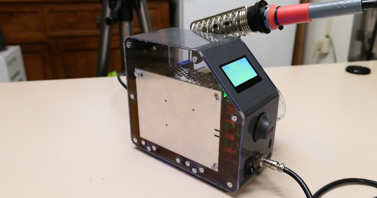 Floppy Soldering Station v3.0 (DIY soldering station) by Floppy Lab | Download free STL model ...