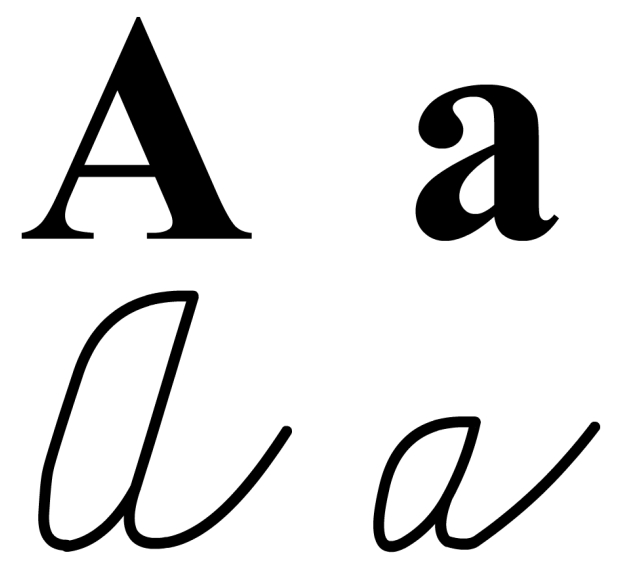 Simple letter Aa by Nina Máčová | Download free STL model | Printables.com