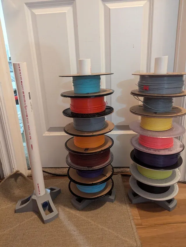 Pvc filament storage foot by plutonasa | Download free STL model ...