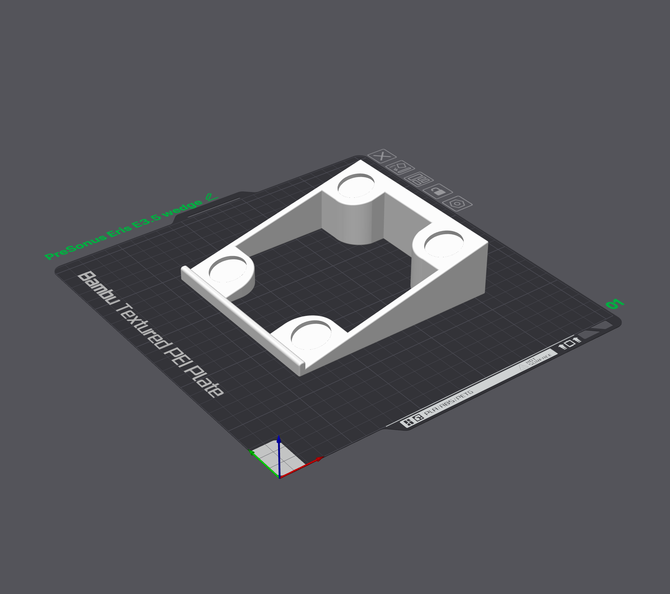 PreSonus Eris E3.5 wedge base by Ronnie André Bjørvik Sletta | Download ...