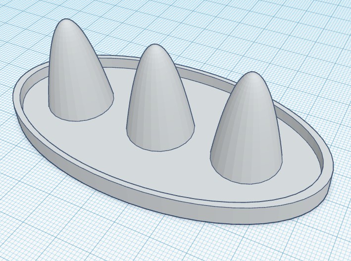 Triple Ring Holder by cheetah577 | Download free STL model | Printables.com