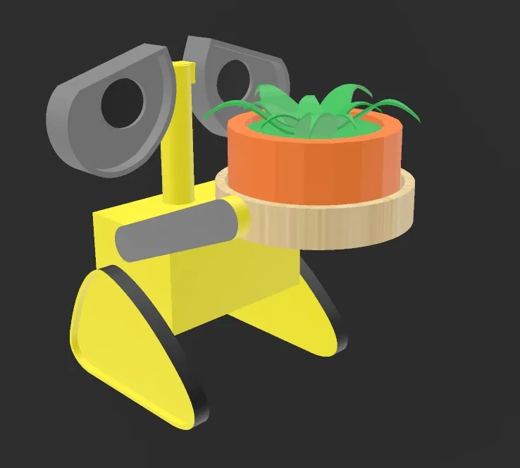 Walle Plant Vase by TecForm | Download free STL model | Printables.com