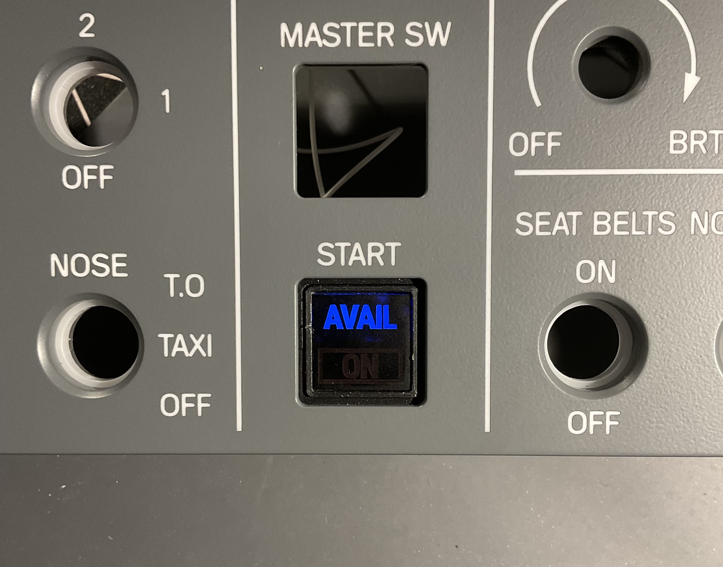 Airbus A320 Korry style switch for 3mm panels by Mark Ayton [MANTOGA ...