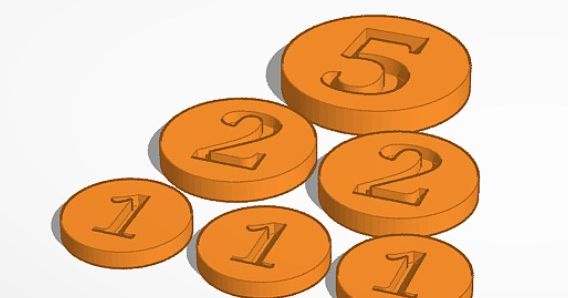 Coins by cheetah577 | Download free STL model | Printables.com