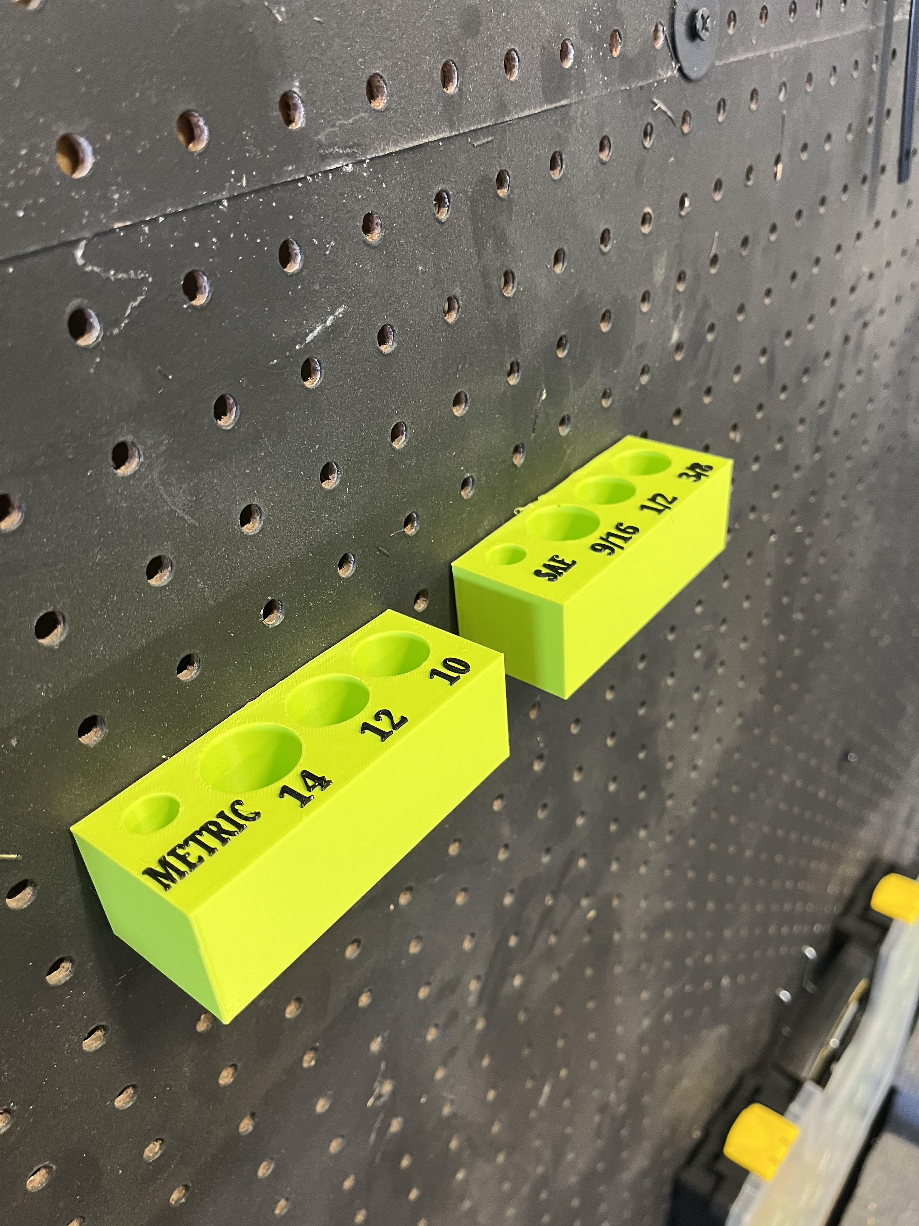 Ryobi SAE 3/8in. Socket Set Pegboard Mount by CrematedEmpanada ...