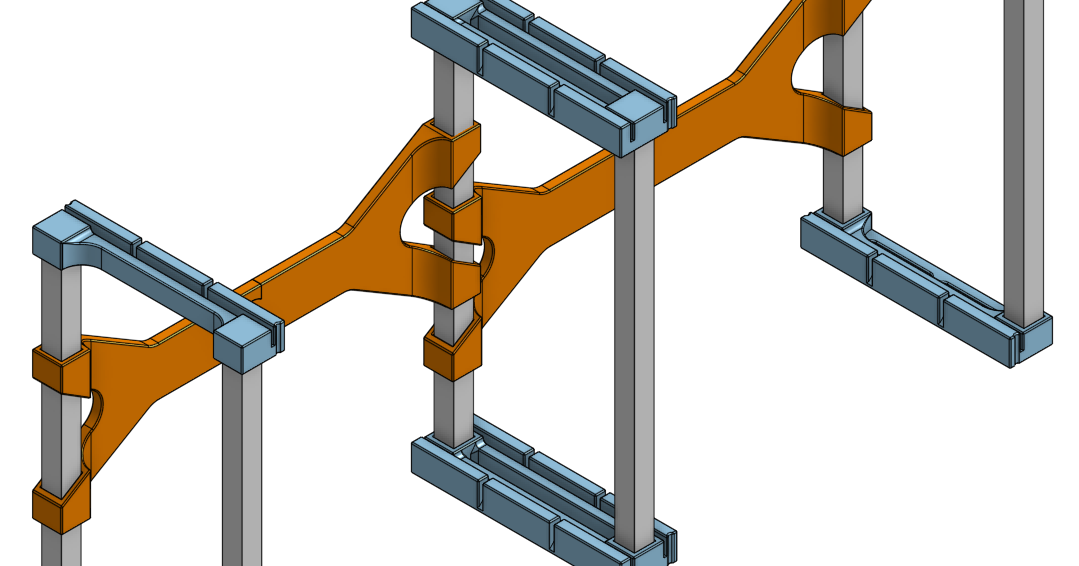 AMS Stand with brace mod by menerso | Download free STL model ...