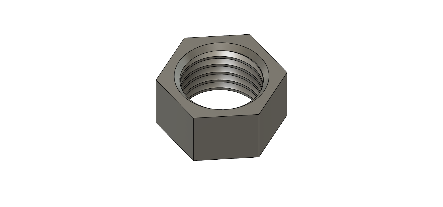 M30x3.5 nut H20mm 36mm 6 by TurboPL | Download free STL model | Printables.com