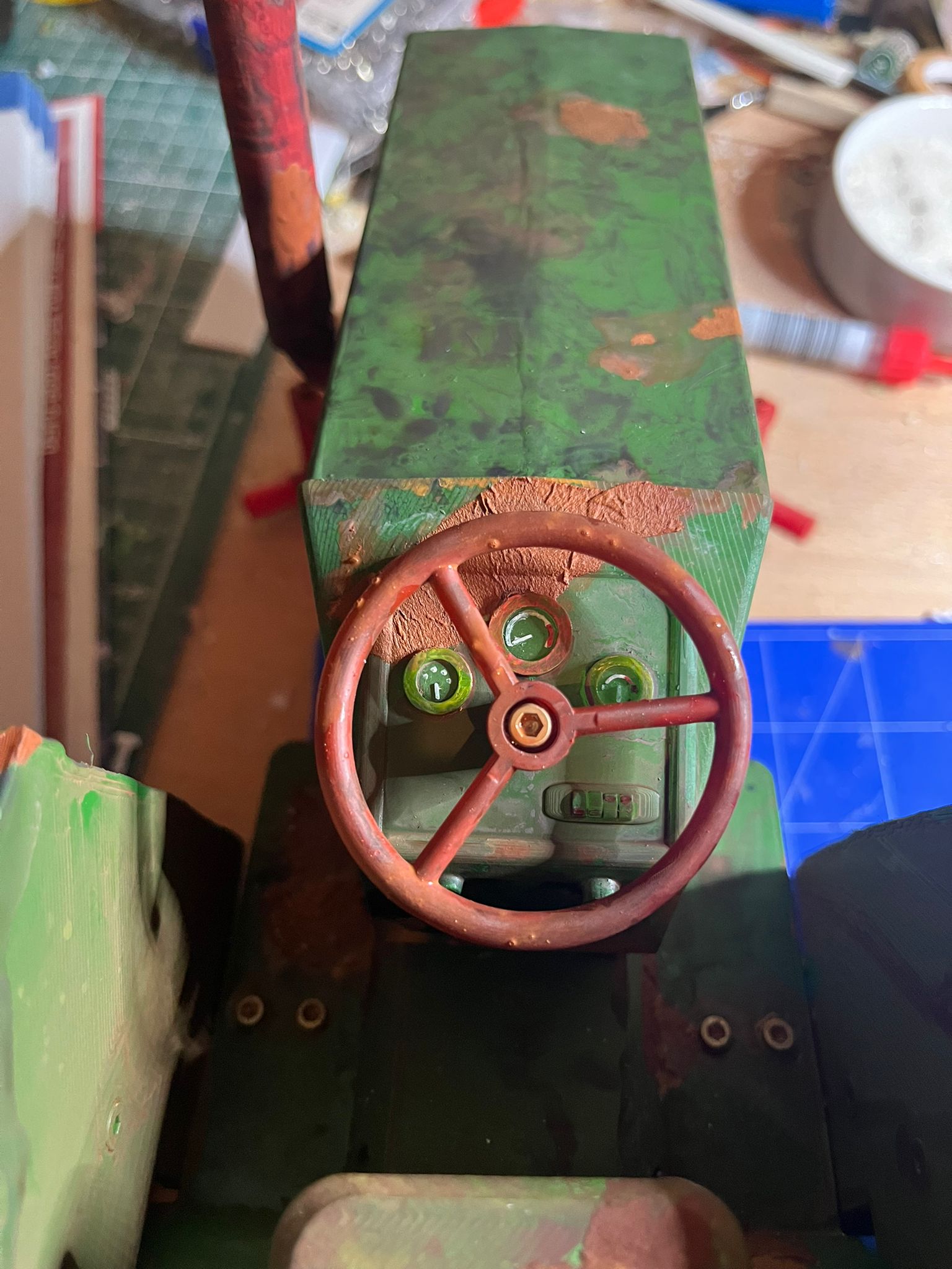 round steering Wheel, more detailed console by Rene Berthold | Download ...