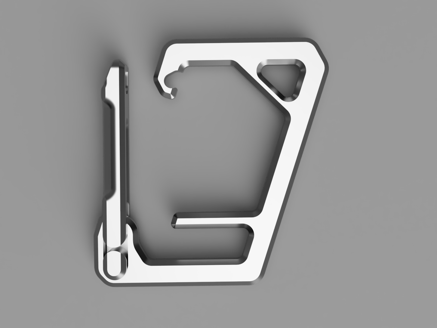 Compact Carabiner: The Compact Clip by Lozagon1234 | Download free STL ...