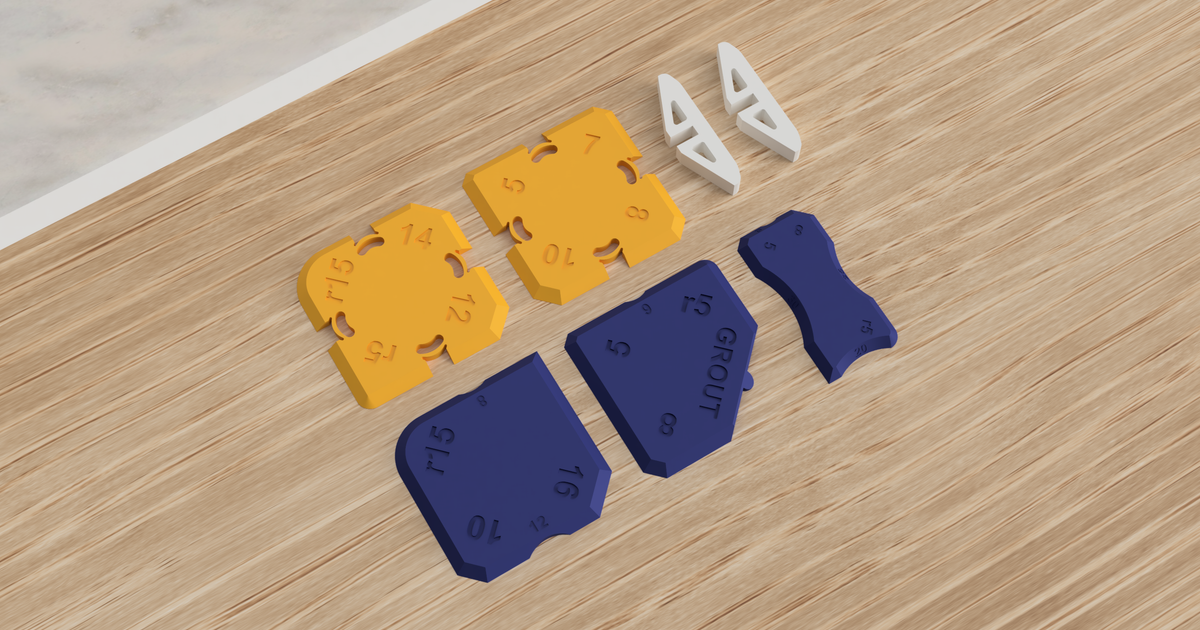 Silicone caulk profiling kit by Félix | Download free STL model ...