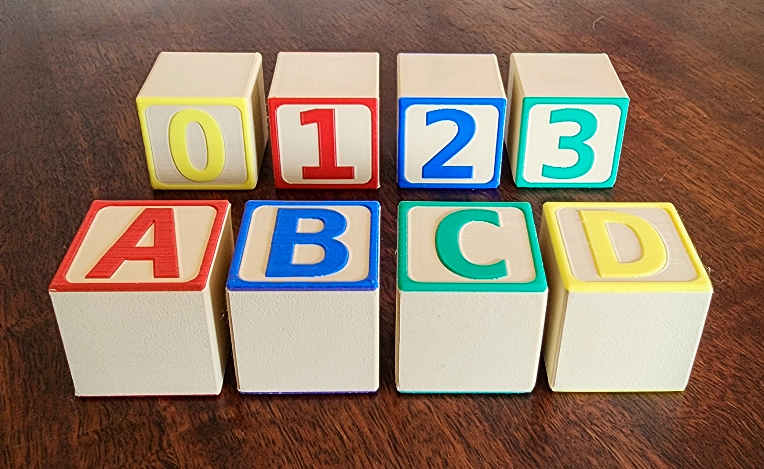 Vintage Alphabet and Number Blocks with Math Symbols (MMU or IDEX ...