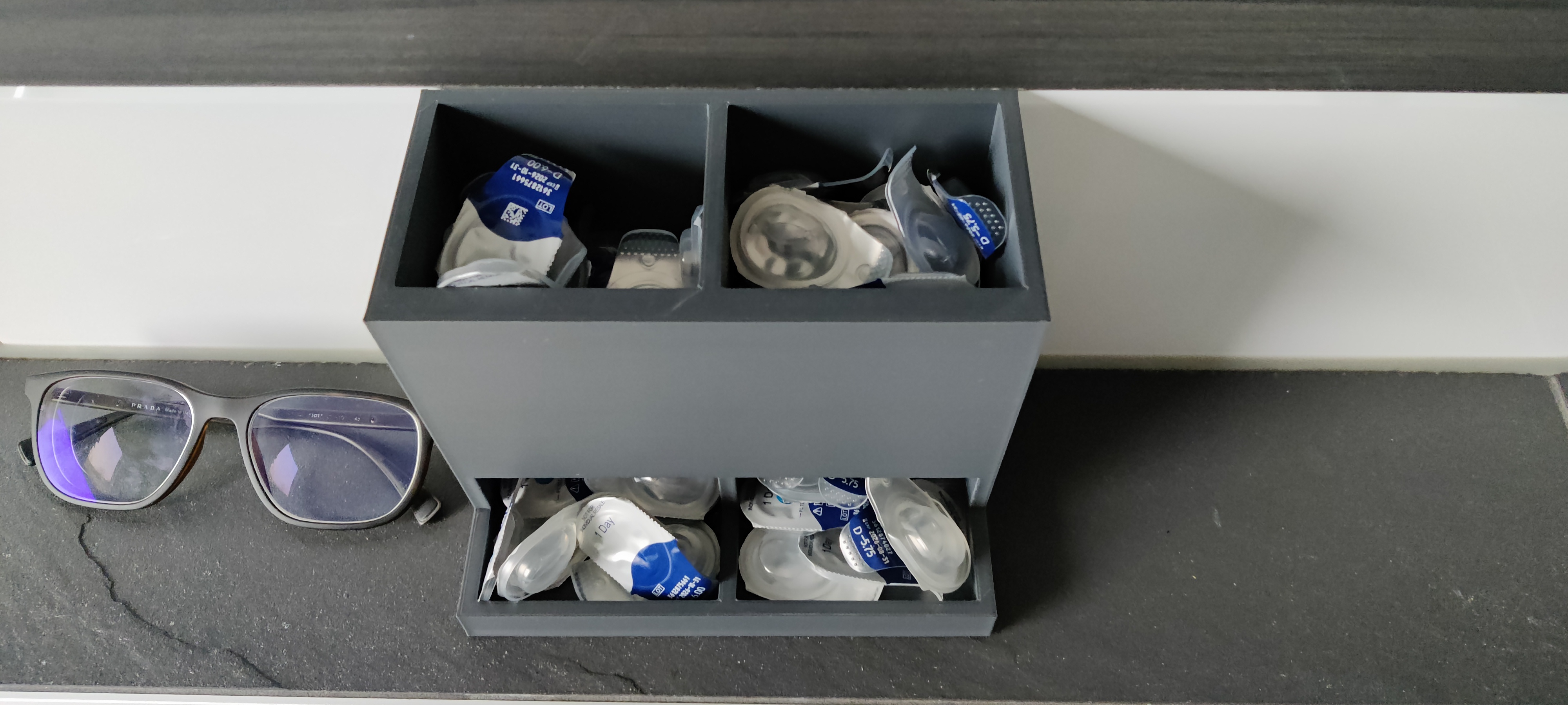 daily contact lens organizer by FrankTheFence | Download free STL model ...