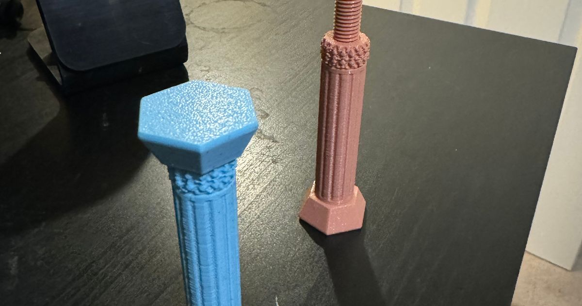 Adjustable GPU Support Column by actualSIZE | Download free STL model ...