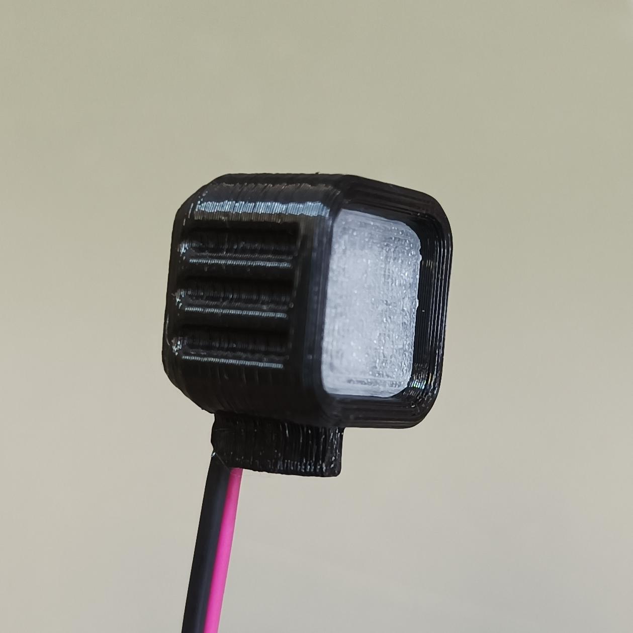 2x2 LED scale auxiliary light by ikletti | Download free STL model ...