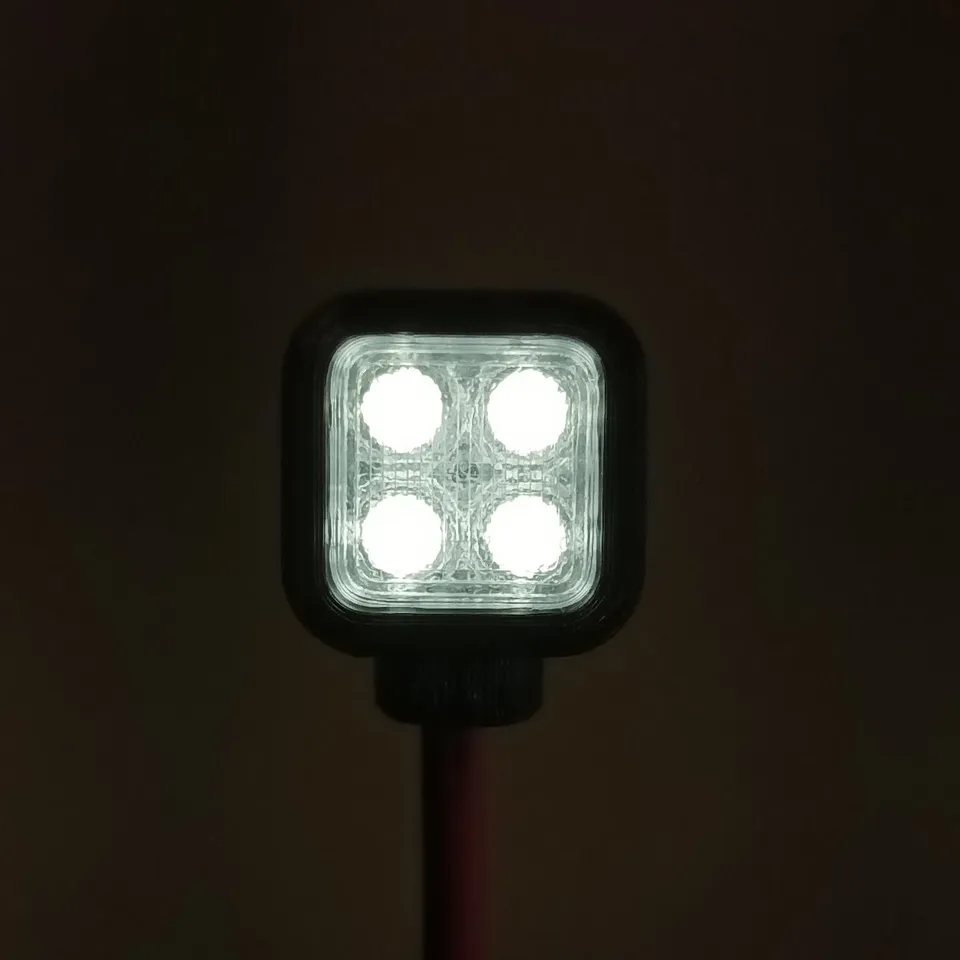 2x2 LED scale auxiliary light by ikletti | Download free STL model ...