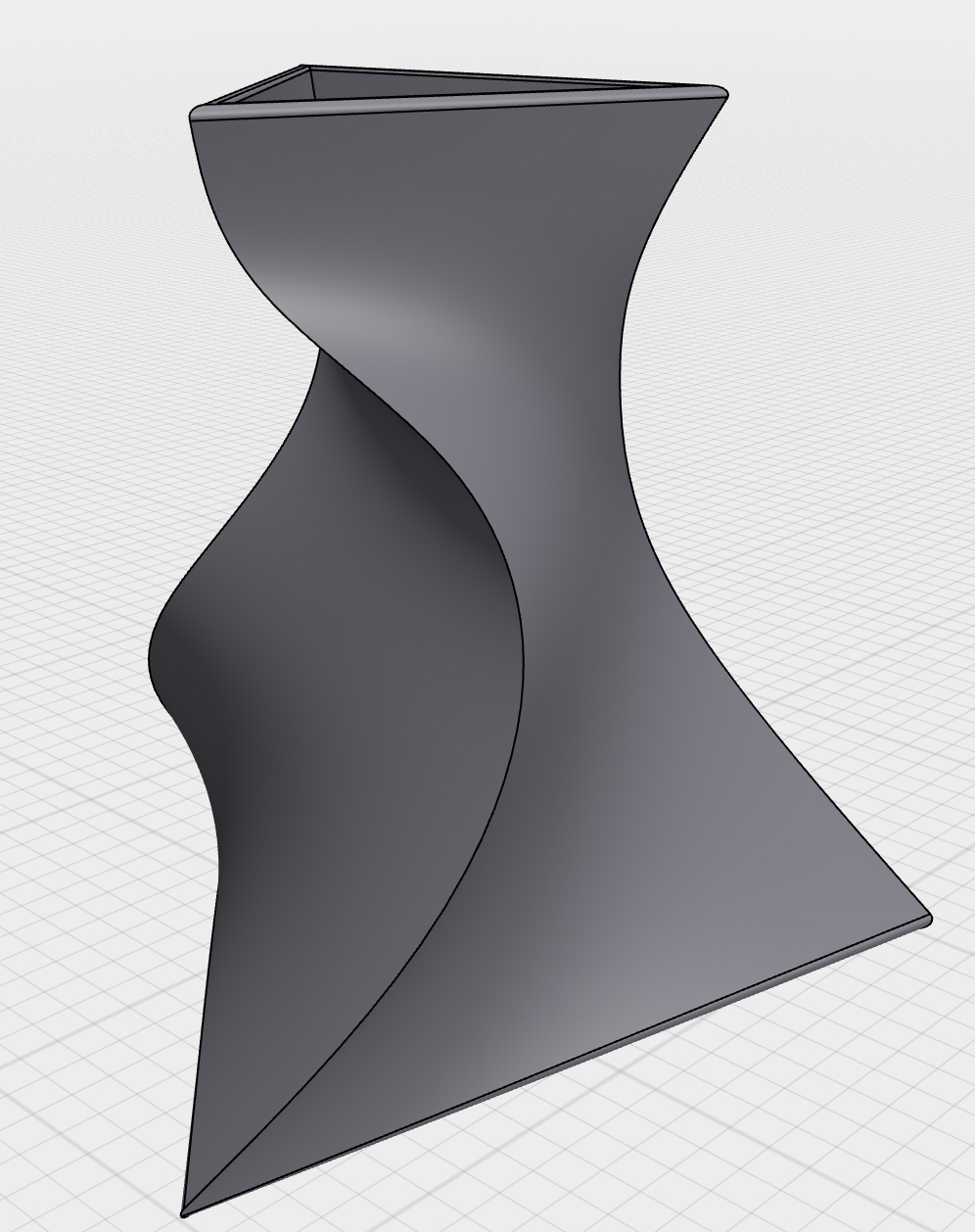 Simple Triangle Vase by julian | Download free STL model | Printables.com