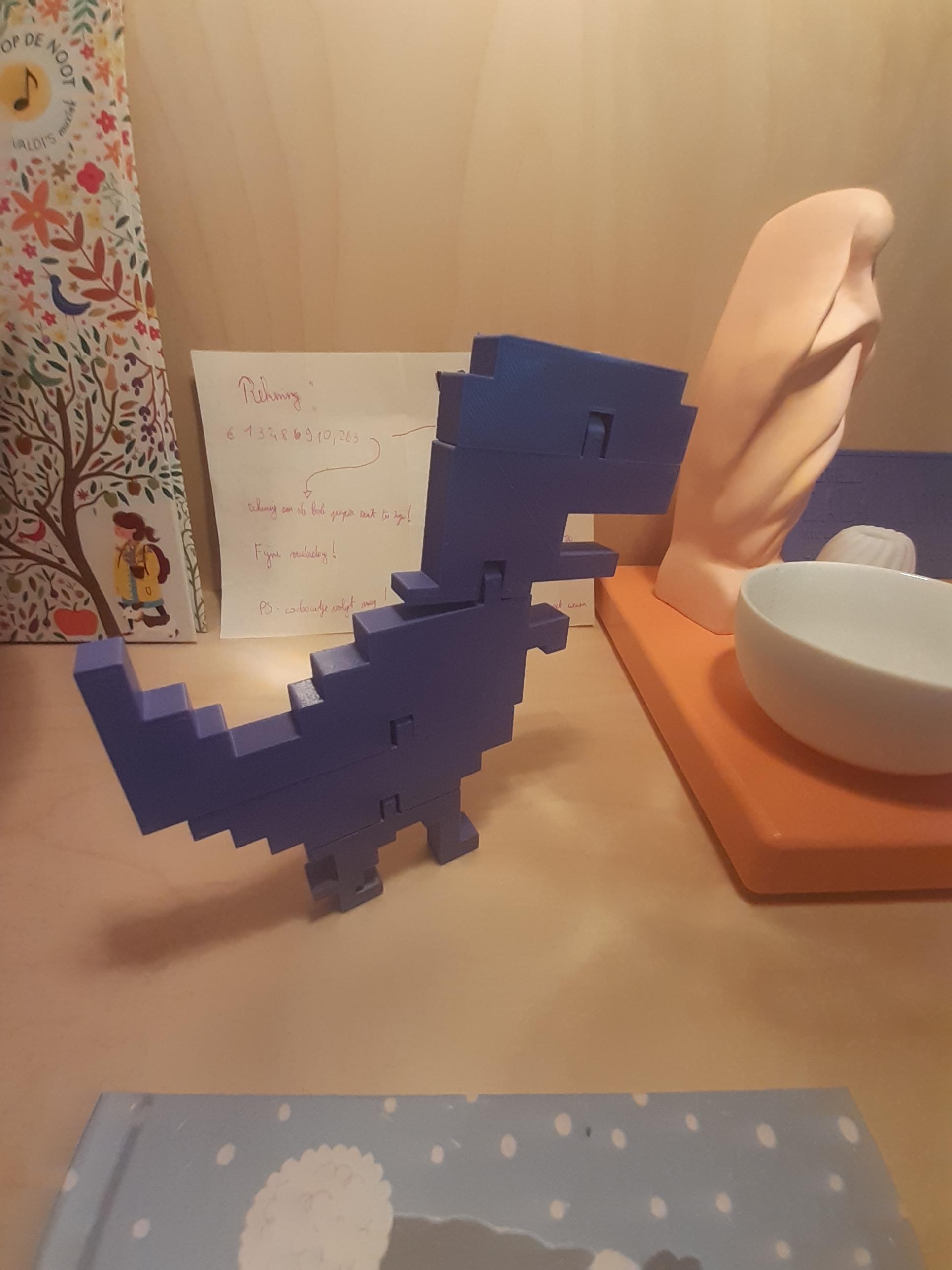 Flexi chrome dino by GHEIRMAN | Download free STL model | Printables.com