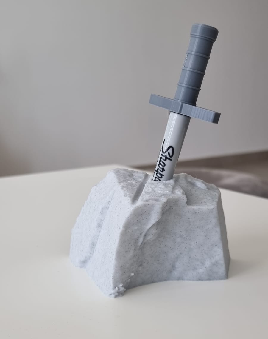 Stone for Sharpie Sword por Matt _ | Descargar modelo STL gratuito ...