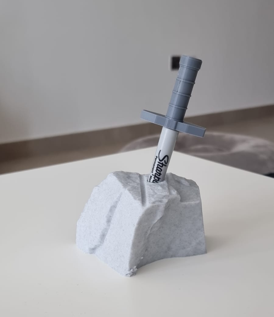 Stone for Sharpie Sword by Matt _ | Download free STL model ...
