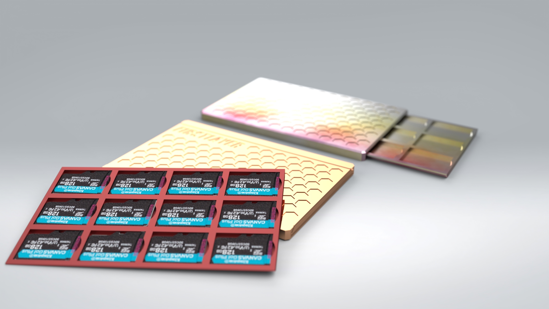 MicroSD card case (Slim) by Firstlayer Oy | Download free STL model ...