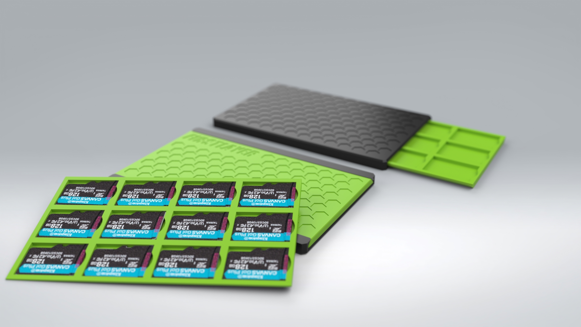 MicroSD card case (Slim) by Firstlayer Oy | Download free STL model ...