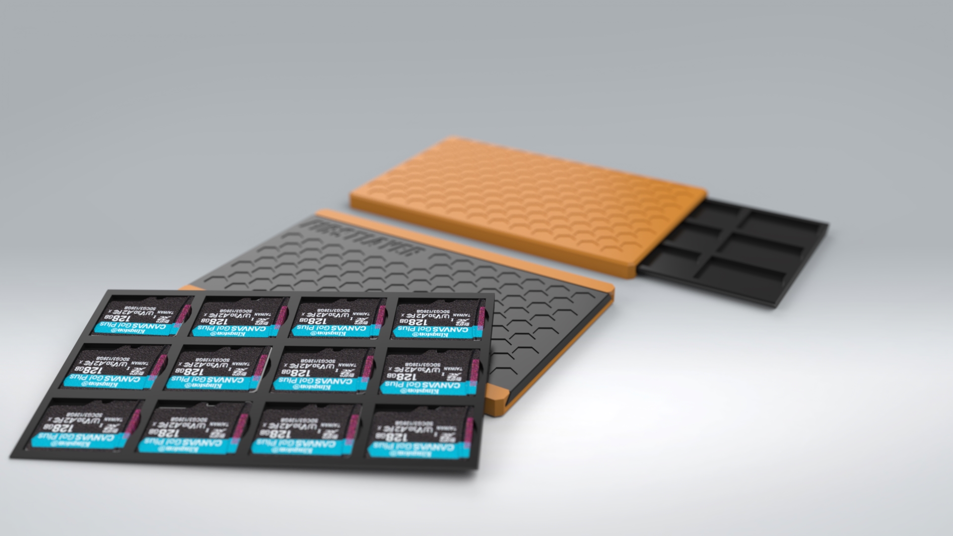 MicroSD card case (Slim) by Firstlayer Oy | Download free STL model ...