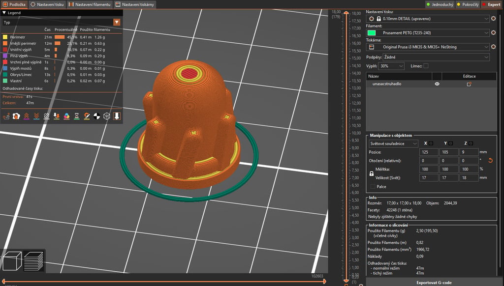 Toothed driver for the grater by brookito | Download free STL model ...