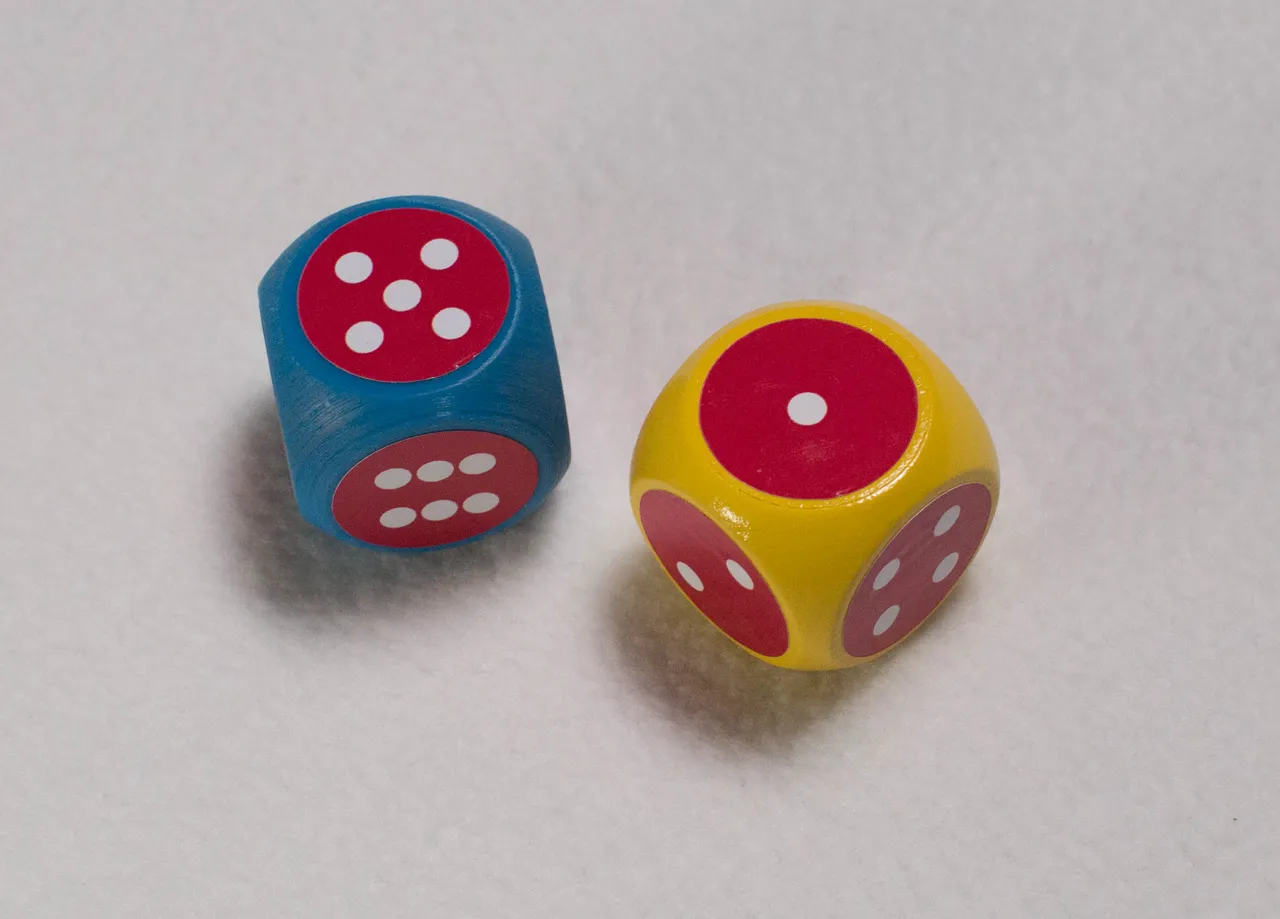 DICE - loaded and unloaded (for teaching statistics) by MakerPaul ...