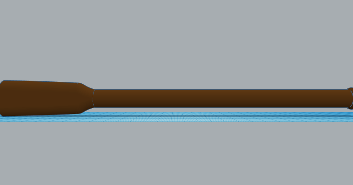 Basic Pickaxe Handle (36 inches) by Peter Ennist | Download free STL ...