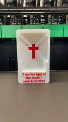 Light of the World | Cross Shadow Box by Zac Reinke | Download free STL ...