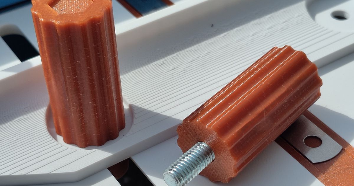 Hex Bolt Knob by Bombastus Hands | Download free STL model | Printables.com