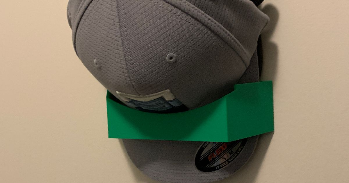 Multi Hat Wall Rack by Vincent Cioffi | Download free STL model ...